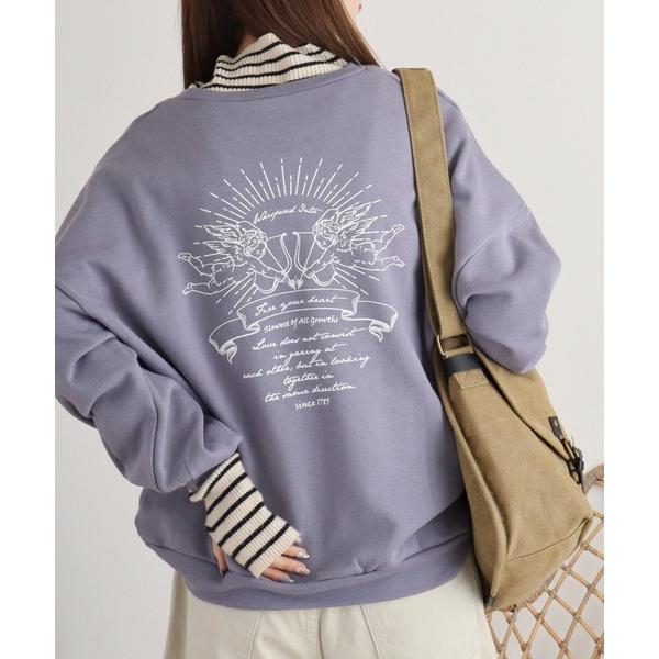 『タイムセール実施中』ZOZO問い合わせ番号:89435876ショップ:FUNALIVE，ファンアライブブランド:spiritoso，スピリトーゾ，FUNALIVE，ファンアライブ商品名:spiritoso 裏起毛エンジェル刺繍プルオーバー...