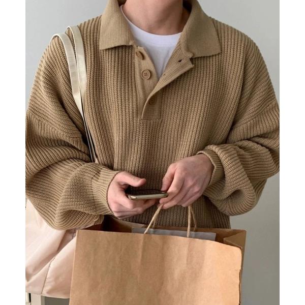 『タイムセール実施中』ZOZO問い合わせ番号:89463921ショップ:Sense Market，センスマーケットブランド:Otte，オッテ商品名:バルーンニットポロシャツカテゴリ:トップス>ニット/セーターブランド品番:Ot4837...