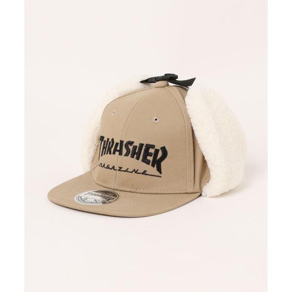 ZOZO問い合わせ番号:89466658ショップ:THRASHER by RIFFLEPAGE，スラッシャー バイ リフルページブランド:THRASHER，スラッシャー商品名:MAG LOGO TWILL FLIGHT CAP/スラッシャー...