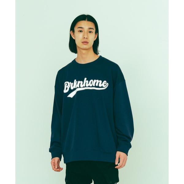 『タイムセール実施中』ZOZO問い合わせ番号:89468359ショップ:UNIIT，ユニットブランド:brknhome，ブロークンホーム，UNIIT，ユニット商品名:【BRKNHOME/ブロークンホーム】ベースボールロゴ スウェットトレーナ...