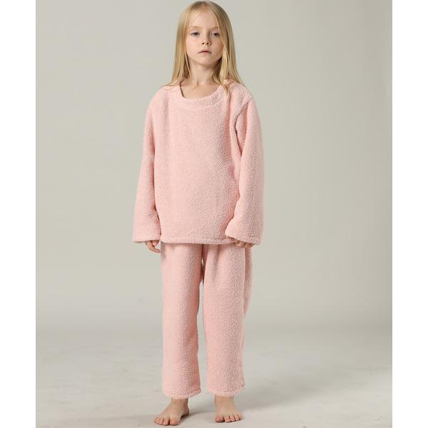 『タイムセール実施中』ZOZO問い合わせ番号:89469161ショップ:TeddyShop，テディショップブランド:DAY CLOSET，デイ クローゼット商品名:キッズ 長袖テディモコモコプルオーバールームウェア 上下セットアップカテゴリ...