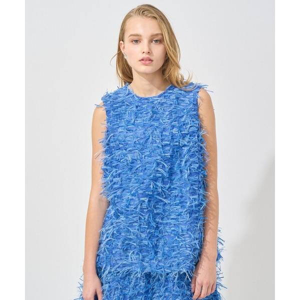 『セール実施中』ZOZO問い合わせ番号:89469163ショップ:ANAYI，アナイブランド:ANAYI，アナイ商品名:【Eternal Line 2025】フェザーカットジャガード ブラウスカテゴリ:トップス>シャツ/ブラウスブラン...