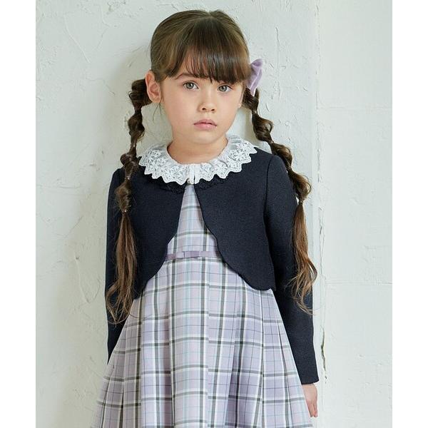 ZOZO問い合わせ番号:89501691ショップ:ANY，エニィブランド:ANY，エニィ商品名:裾スカラップノーカラージャケットカテゴリ:ジャケット/アウター>ノーカラージャケットブランド品番:JKFKGS0092素材:ネイビー/ホワ...