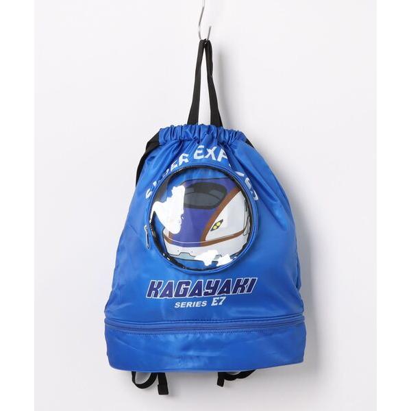 ZOZO問い合わせ番号:89502688ショップ:JUGLANS，ユグランスブランド:JUGLANS，ユグランス商品名:【新幹線】二重底ナップサックカテゴリ:バッグ>バックパック/リュックブランド品番:55711500素材:ポリエステ...