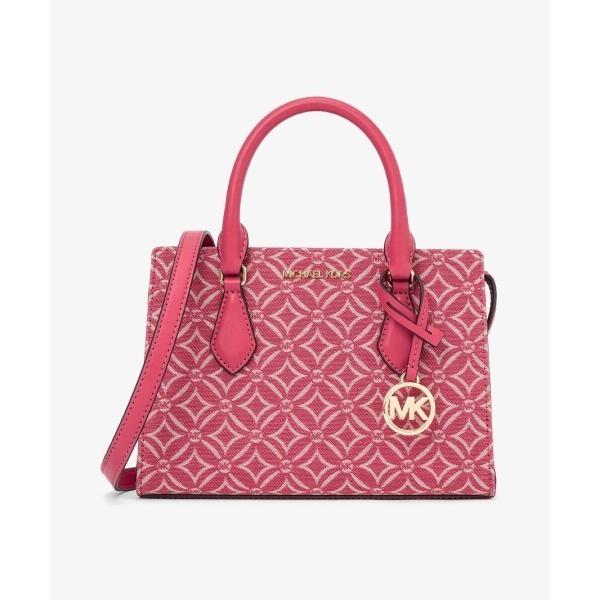 『セール実施中』ZOZO問い合わせ番号:89505697ショップ:MICHAEL KORS，マイケル・コースブランド:MICHAEL KORS，マイケルコース商品名:SHEILA ロゴ ジャカード センタージップ サッチェル スモールカテゴ...