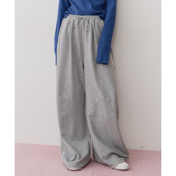 ZOZO問い合わせ番号:89537368ショップ:19 roots studio，ナインティーン ルーツ スタジオブランド:LA BELLE ETUDE，ラベルエチュード商品名:ボリュームカーブスウェットパンツカテゴリ:パンツ>スウェ...