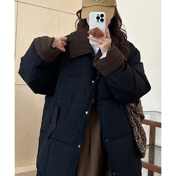 『タイムセール実施中』ZOZO問い合わせ番号:89537589ショップ:Ulysses，ユリシスブランド:Girly Doll，ガーリードール商品名:コーデュロイカラーキルティングロングコートカテゴリ:ジャケット/アウター>ダウンジャ...