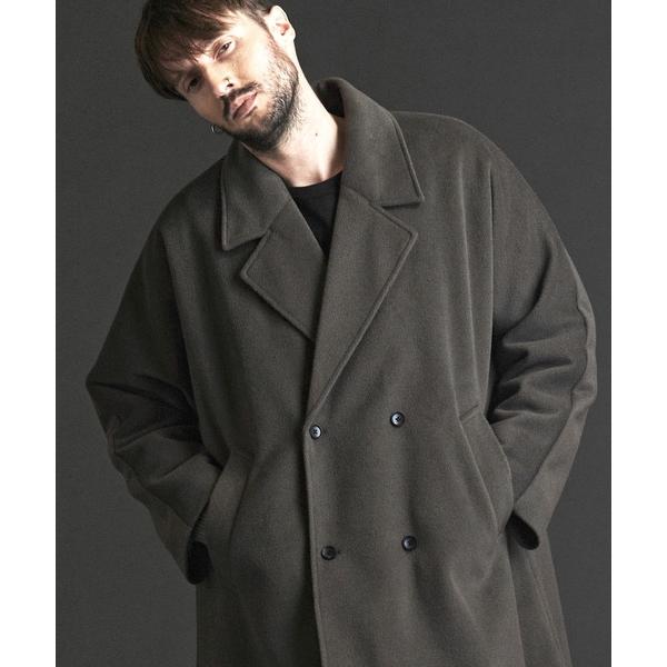 『タイムセール実施中』ZOZO問い合わせ番号:89538508ショップ:NO ID.，ノーアイディーブランド:NO ID.，ノーアイディ商品名:【NO ID.】Double Breasted Big Poncho / ダブル ブレスト ビッ...