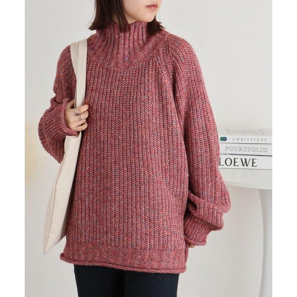 『タイムセール実施中』ZOZO問い合わせ番号:89569254ショップ:FUNALIVE，ファンアライブブランド:BRODIAEA，ブローディア，FUNALIVE，ファンアライブ商品名:BRODIAEA ミックスヤーンハイネックニットカテゴ...