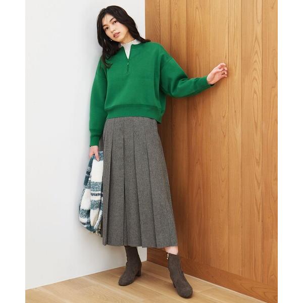 『セール実施中』ZOZO問い合わせ番号:89630660ショップ:ANY，エニィブランド:ANY，エニィ商品名:【ウエストゴム】タックワイドパンツカテゴリ:パンツ>その他パンツブランド品番:PRFXCW0700素材:グレー/チャコール...