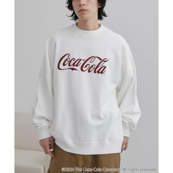 『セール実施中』ZOZO問い合わせ番号:89631200ショップ:coen，コーエンブランド:coen，コーエン商品名:Coca-Cola  ロゴクルーネックスウェットカテゴリ:トップス>スウェットブランド品番:75206460454...