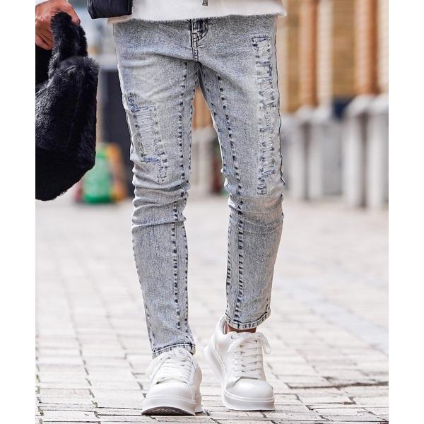 ZOZO問い合わせ番号:89632086ショップ:adamsJUGGLER，アダムスジャグラーブランド:adamsJUGGLER，アダムスジャグラー商品名:L.S.Dデニムロングパンツカテゴリ:パンツ>デニムパンツブランド品番:301...