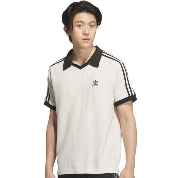 ZOZO問い合わせ番号:89664314ショップ:atmos pink，アトモスピンクブランド:adidas，アディダス，atmos，アトモス商品名:adidas WAFFLE SHORT SLEEVE POLO / アディダス ワッフル ...