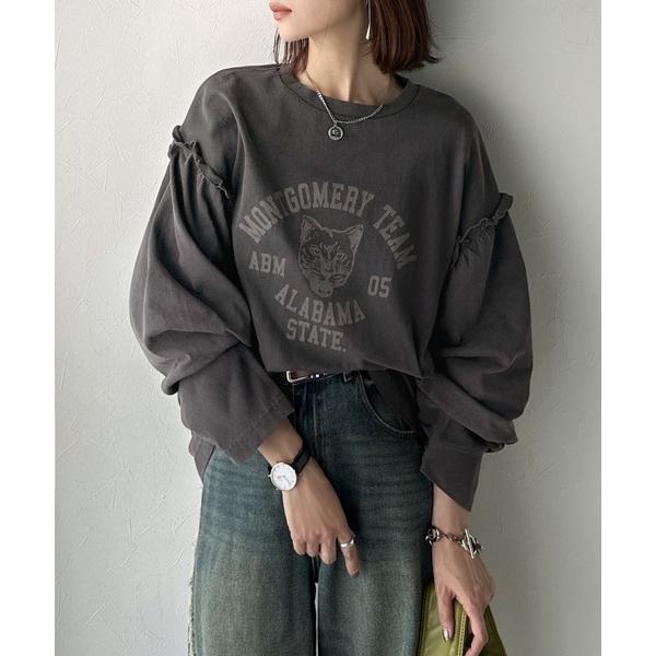 『タイムセール実施中』ZOZO問い合わせ番号:89665038ショップ:Classical Elf，クラシカルエルフブランド:classicalelf，クラシカルエルフ商品名:【長袖登場！】甘さも強さもこの一枚で。綿100％袖フリル×ピグメ...