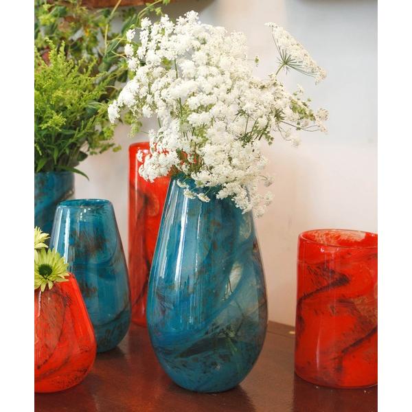 ZOZO問い合わせ番号:89665114ショップ:DULTON，ダルトンブランド:DULTON，ダルトン商品名:GLASS VASE 270 CIELO/マーブル柄 フラワーベース Lカテゴリ:インテリア>フラワーベースブランド品番:...