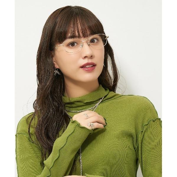 ZOZO問い合わせ番号:89698455ショップ:Zoff，ゾフブランド:Zoff，ゾフ商品名:【LOVE BY e.m.コラボ】“atmosphere”｜スクエア型メタルフレーム｜Zoff｜LOVE BY e.m.カテゴリ:ファッション雑...