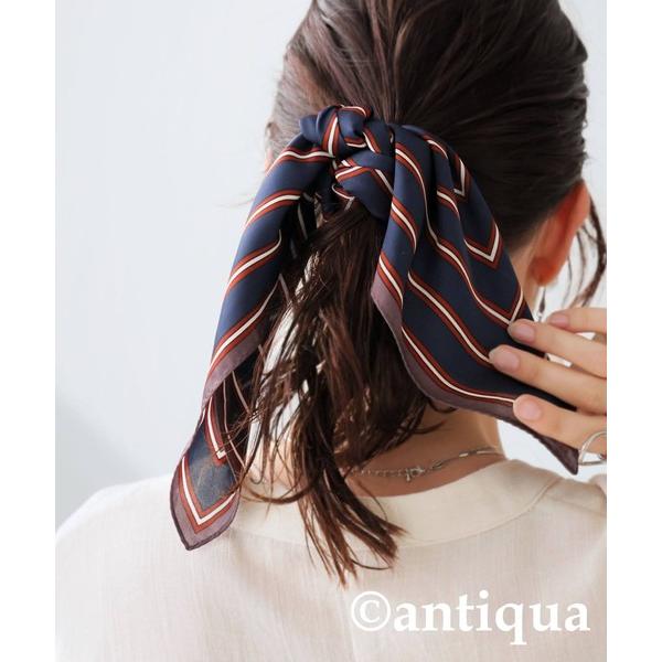 ZOZO問い合わせ番号:89698609ショップ:antiqua，アンティカブランド:antiqua，アンティカ商品名:ストライプ柄スカーフカテゴリ:ファッション雑貨>ストール/ショールブランド品番:AJ-01823素材:ポリエステル...