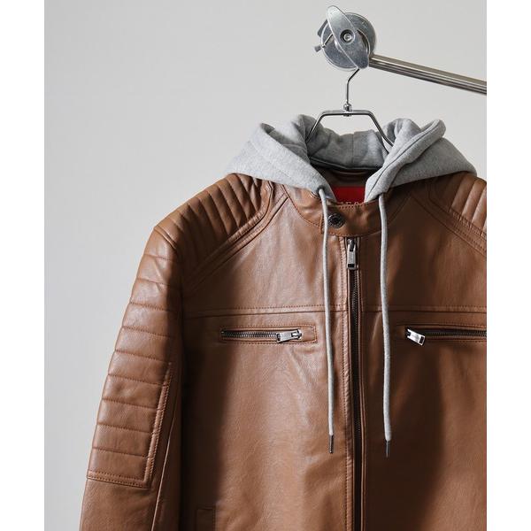 『タイムセール実施中』ZOZO問い合わせ番号:89699157ショップ:FUNALIVE，ファンアライブブランド:Guess，ゲス，FUNALIVE，ファンアライブ商品名:GUESS DAVID HOODED PU 　PUジャケットカテゴリ...