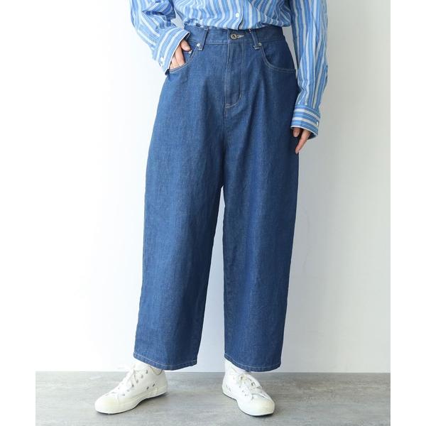 ZOZO問い合わせ番号:89699396ショップ:bulle de savon，ビュルデサボンブランド:yuni，ユニ　，bulle de savon，ビュルデサボン商品名:△11oz デニム　バックゴム　5ポケットパンツカテゴリ:パンツ&...