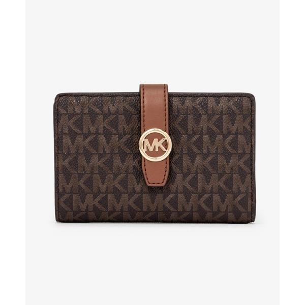 『タイムセール実施中』ZOZO問い合わせ番号:89699636ショップ:MICHAEL KORS，マイケル・コースブランド:MICHAEL KORS，マイケルコース商品名:GREENWICH ジップアラウンド タブ ウォレット ミディアム ...