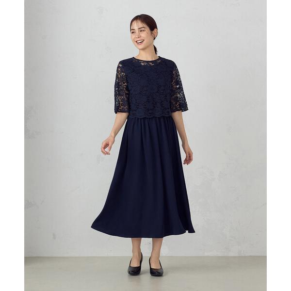 ZOZO問い合わせ番号:89700100ショップ:COMME CA ISM，コムサイズムブランド:COMME CA ISM，コムサイズム商品名:２ｗａｙレースブラウス付き　ワンピースカテゴリ:ワンピース/ドレス>ワンピースブランド品番...