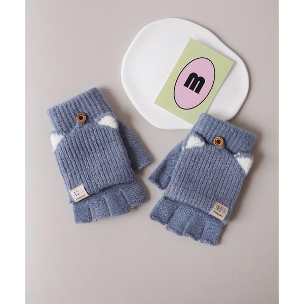 『タイムセール実施中』ZOZO問い合わせ番号:89700339ショップ:RiNc，リンクブランド:Bambin，ボンバン商品名:【 Bambin / ボンバン 】ネコミトン ＆ 指ぬき 2WAY キッズ グローブカテゴリ:ファッション雑貨&...