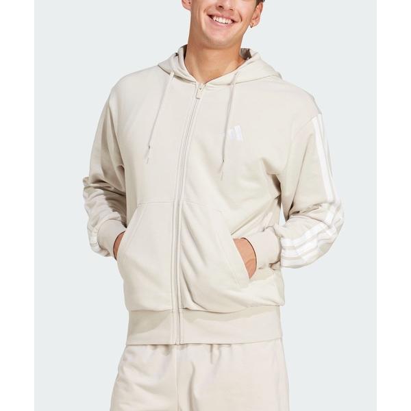 『タイムセール実施中』ZOZO問い合わせ番号:89730992ショップ:adidas，アディダスブランド:adidas，アディダス商品名:エッセンシャルズ スリーストライプス フレンチテリー フルジップパーカー / アディダス adidas...