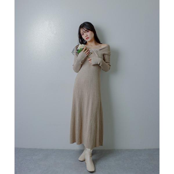 ZOZO問い合わせ番号:89732441ショップ:Lace Ladies，レースレディースブランド:M DOLLY，エムドリー，Lace Ladies，レースレディース商品名:twist knit long dress/ツイストニットロング...