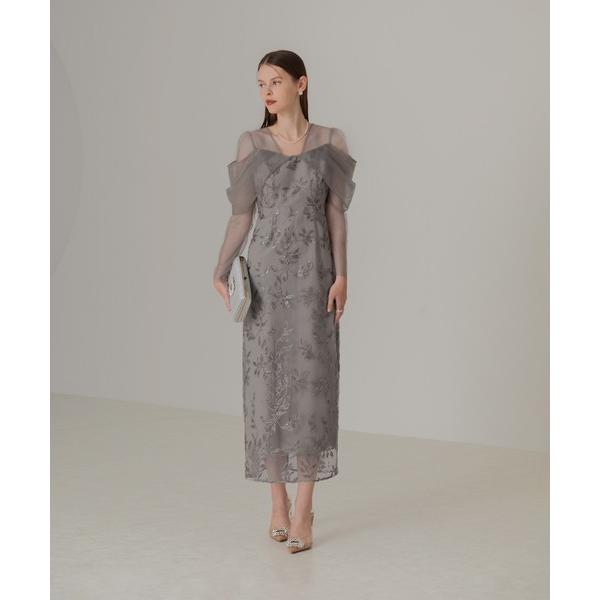 ZOZO問い合わせ番号:89733032ショップ:Leja，レジャブランド:Leja，レジャ商品名:【LEJA】チュールロングスリーブリーフIラインドレスワンピース美脚効果結婚式 パーティードレス 成人式 二次会 同窓会 お呼ばれ オケージ...