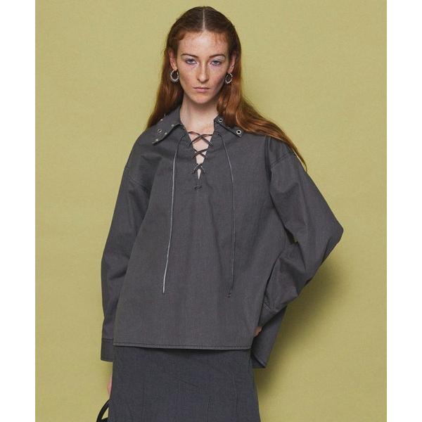 『タイムセール実施中』ZOZO問い合わせ番号:89733166ショップ:MAISON SPECIAL，メゾン スペシャルブランド:MAISON SPECIAL，メゾンスペシャル商品名:Lace Up Oversize Pullover/レー...