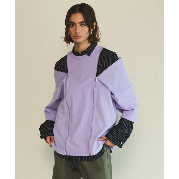 『タイムセール実施中』ZOZO問い合わせ番号:89733210ショップ:MAISON SPECIAL，メゾン スペシャルブランド:MAISON SPECIAL，メゾンスペシャル商品名:Shoulder Zip Design T-shirt/...