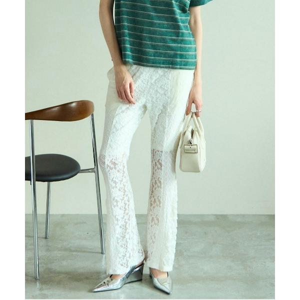 『タイムセール実施中』ZOZO問い合わせ番号:89733240ショップ:MAISON SPECIAL，メゾン スペシャルブランド:MAISON SPECIAL，メゾンスペシャル商品名:Lace Fabric Flare Pants/レースド...