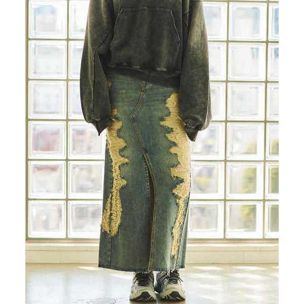 『タイムセール実施中』ZOZO問い合わせ番号:89733254ショップ:MAISON SPECIAL，メゾン スペシャルブランド:MAISON SPECIAL，メゾンスペシャル商品名:High Damage Slit Tight Silho...