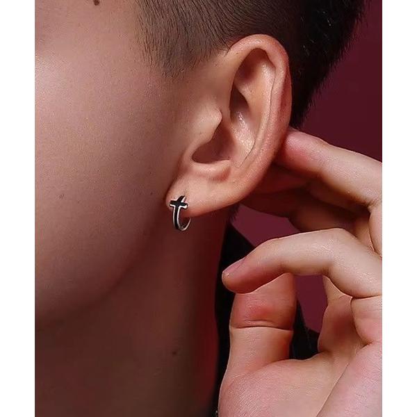※このアイテムは返品・交換対象外商品です。ZOZO問い合わせ番号:89733327ショップ:realize，レアリゼブランド:ARCHIVER，アーカイバ商品名:【Bz】EKG141/クロスフープリングペアピアス/両耳用カテゴリ:アクセサリ...