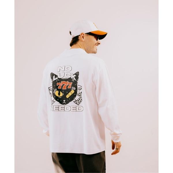 『タイムセール実施中』ZOZO問い合わせ番号:89734383ショップ:DEVEREUX GOLF，デヴァローゴルフブランド:DEVEREUX GOLF，デヴァローゴルフ商品名:No Luck NeededモックネックロングスリーブTシャツ...