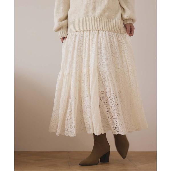 『セール実施中』ZOZO問い合わせ番号:89737029ショップ:fifth，フィフスブランド:fifth，フィフス商品名:レースティアードスカートカテゴリ:スカート>スカートブランド品番:ES24F0313素材:表地ポリエステル10...