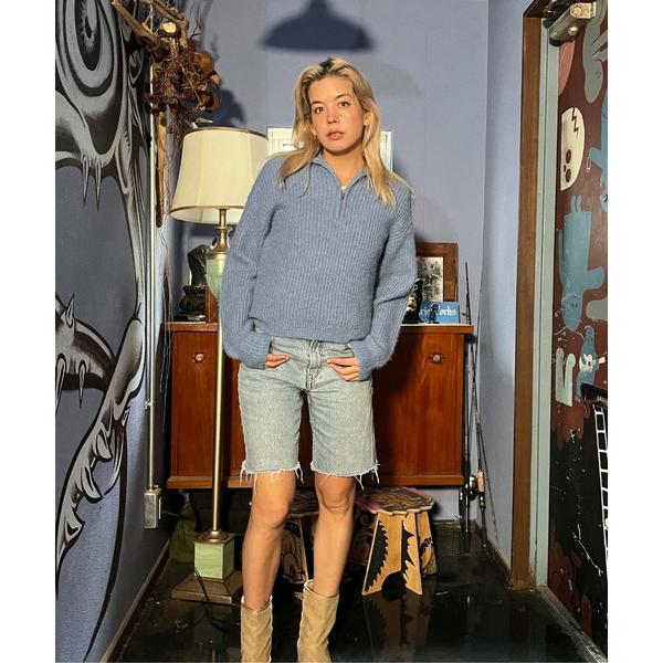 『タイムセール実施中』ZOZO問い合わせ番号:89764996ショップ:ROXY/QUIKSILVER，ロキシー/クイックシルバーブランド:ROXY，ロキシー商品名:MEDINA STREETS/ロキシーハーフジップニット・セーターカテゴリ...