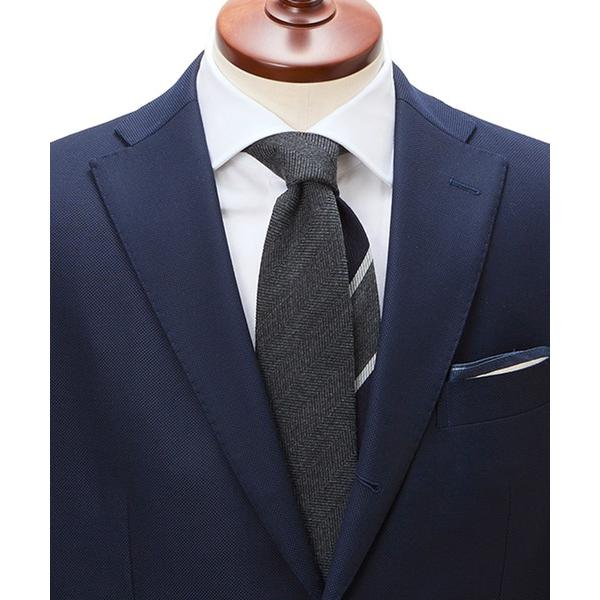 ZOZO問い合わせ番号:89766061ショップ:CRICKET/TOPKAPI，クリケット/トプカピブランド:Cricket，クリケット商品名:【CRICKET】クリケット ウールシルク ムジ×ストライプ クレリックネクタイカテゴリ:フォ...