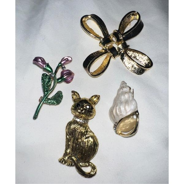 ZOZO問い合わせ番号:89766103ショップ:19 roots studio，ナインティーン ルーツ スタジオブランド:musubore，ムスボレ商品名:【 select 】vintage like brooch set / ブローチセ...