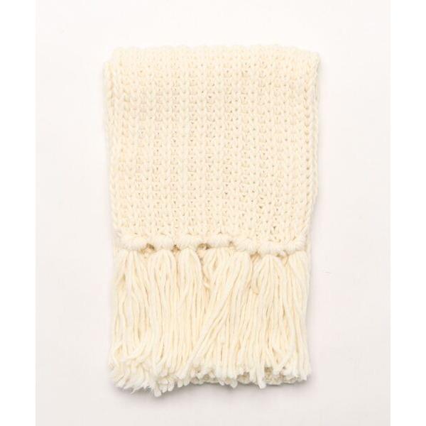 『セール実施中』ZOZO問い合わせ番号:89768259ショップ:MELROSE claire，メルローズ クレールブランド:Lourmarin，ルールマラン商品名:【Santelli Francesca/フリンジマフラー】カテゴリ:ファッ...