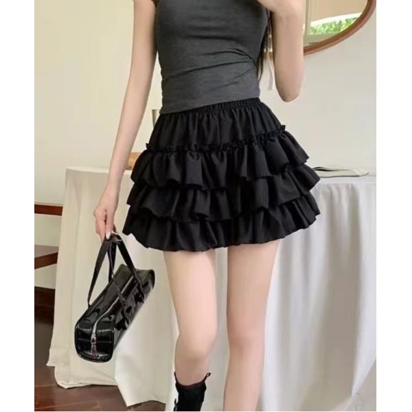 『セール実施中』ZOZO問い合わせ番号:89798674ショップ:WEGO，ウィゴーブランド:WEGO，ウィゴー商品名:26SS【5千人突破！】WEGO/インナーパンツ付き3段フリルスカートカテゴリ:スカート>スカートブランド品番:D...