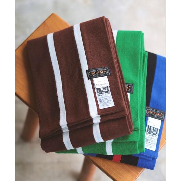 ZOZO問い合わせ番号:89799135ショップ:BEAMS MEN，ビームス メンブランド:BEAMS PLUS，ビームスプラス商品名:ENGLISH TRADITION × BEAMS PLUS / 別注 スクールマフラーカテゴリ:ファ...