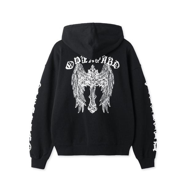 ZOZO問い合わせ番号:89799450ショップ:OY，オーワイブランド:OY，オーワイ商品名:『OY/オーワイ』 GOTHIC CROSS HOODIE ZIP UP/ゴシッククロスジップパーカーカテゴリ:トップス>パーカーブランド...