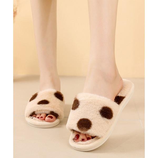 『タイムセール実施中』ZOZO問い合わせ番号:89860411ショップ:Lace Ladies，レースレディースブランド:Lace Ladies，レースレディース商品名:カラフル ファー オープントゥ フラット スリッパカテゴリ:インテリア...