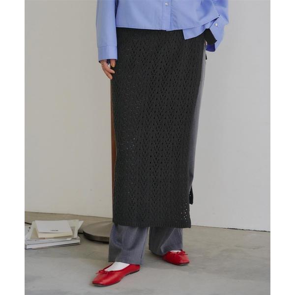 ZOZO問い合わせ番号:89861006ショップ:titivate，ティティベイトブランド:titivate，ティティベイト商品名:ニットラップスカートカテゴリ:スカート>スカートブランド品番:AEW19133素材:綿 60% アクリ...