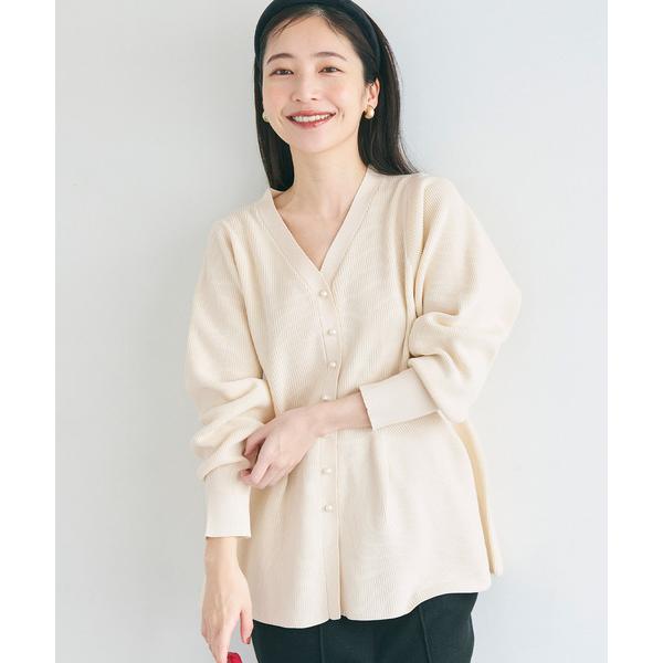 ZOZO問い合わせ番号:89861514ショップ:coca，コカブランド:coca（coca），コカ商品名:ポリエステルウーリーペプラムニットカーディガンカテゴリ:トップス>カーディガン/ボレロブランド品番:36-240514002-...