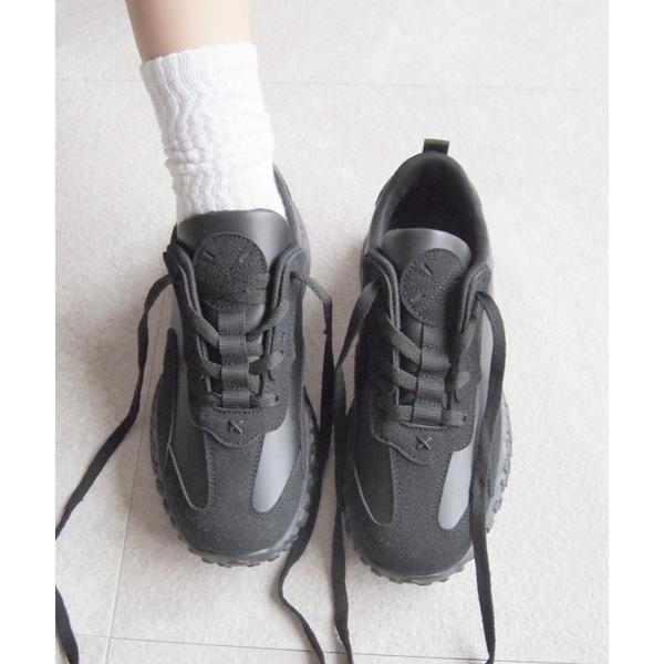 『セール実施中』ZOZO問い合わせ番号:89861583ショップ:VIVIAN COLLECTION，ヴィヴィアンコレクションブランド:VIVIAN，ヴィヴィアン商品名:軽量厚底Tトゥデザインレースアップスニーカーカテゴリ:シューズ>...