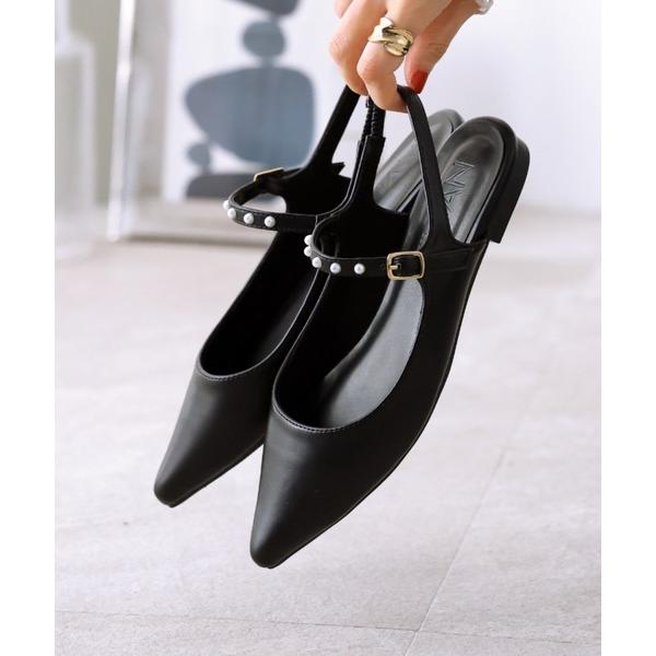 『セール実施中』ZOZO問い合わせ番号:89861586ショップ:VIVIAN COLLECTION，ヴィヴィアンコレクションブランド:VIVIAN，ヴィヴィアン商品名:ポインテッドトゥパールストラップスリングバックパンプス　結婚式 二次会...