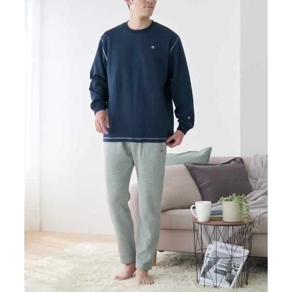 『タイムセール実施中』ZOZO問い合わせ番号:89894982ショップ:GUNZE，グンゼブランド:Champion，チャンピオン，GUNZE，グンゼ商品名:Champion/チャンピオン ルームウェア 長袖長パンツ 表裏綿100％ダイヤキ...