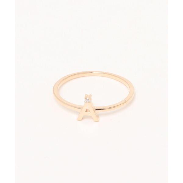 『セール実施中』ZOZO問い合わせ番号:89925469ショップ:con affetto，コンアフェットブランド:con affetto(original)，コン アフェット商品名:K10イニシャルリングカテゴリ:アクセサリー>リング...